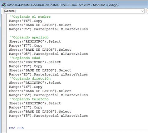 Como Crear Una BASE DE DATOS En Excel