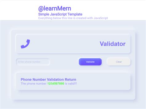 10 Digit Phone Number Validation In Html — Codehim