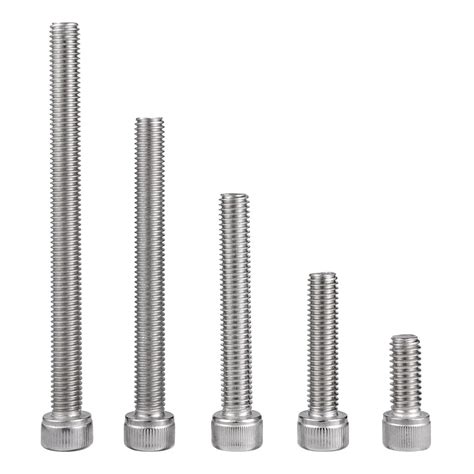 Tornillos De Cabeza Hexagonal M5 0 031 X 0 787in Tornillos De Cabeza