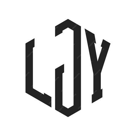 Premium Vector Ljy Logo Design Initial Letter Ljy Monogram Logo Using Hexagon Shape