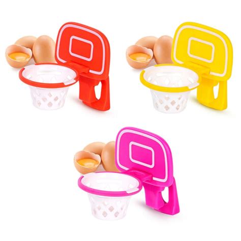 Pink Creative Basketball Frame Shape Egg Separator Egg Yolk