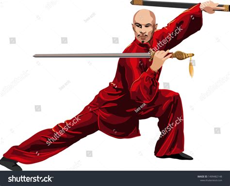 Wushu Sword Stances Shaolin Kung Fu Techniques And Training In China