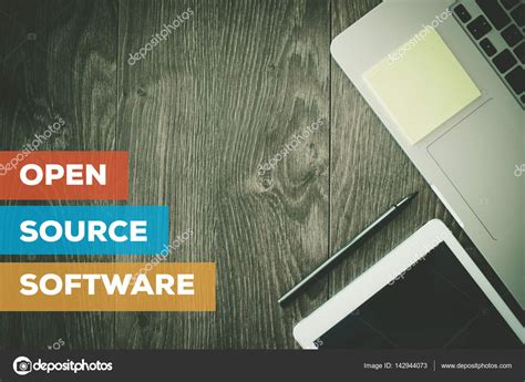 OPEN SOURCE SOFTWARE CONCEPT Stock Photo Garagestock