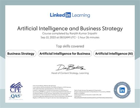 Course On Artificial Intelligence For Business By Anil Gupta Ranjith