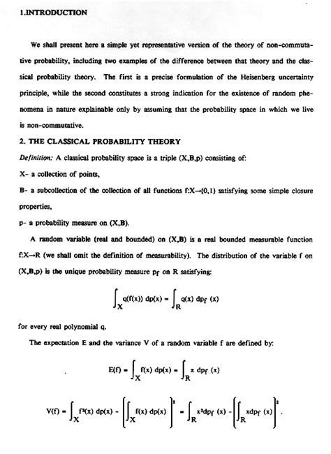 Dror Bar Natanpublicationsnon Commutative Probability