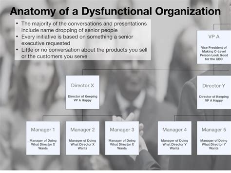 The Anatomy Of A Dysfunctional Organization By Steve Medium