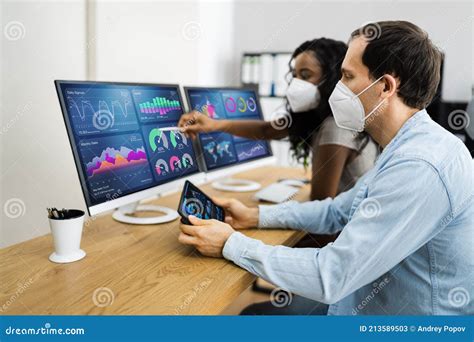 Predictive Business Data Analytics Meeting Stock Image Image Of