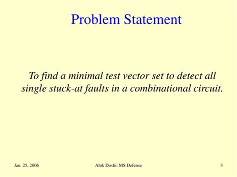 Ppt Independence Fault Collapsing And Concurrent Test Generation Powerpoint Presentation Id