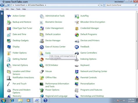 Guide How To Preview Hide And Delete Fonts In Windows 7 Technology And