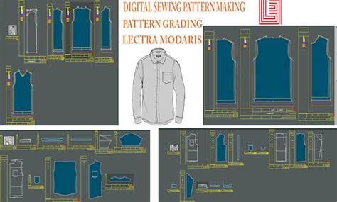 Make Digital Sewing Pattern And Grading By Shizan252 Fiverr