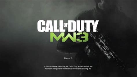 Call Of Duty Modern Warfare 3 Main Menu Theme Music Youtube