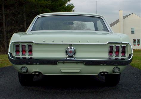 Seafoam Green 1968 Ford Mustang Gt Hardtop