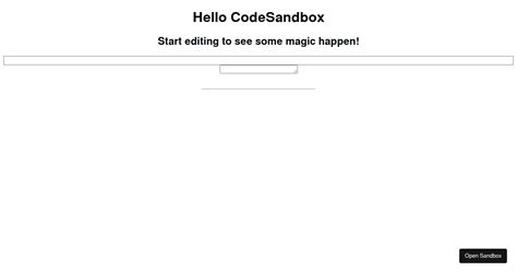 Mention Forked Codesandbox
