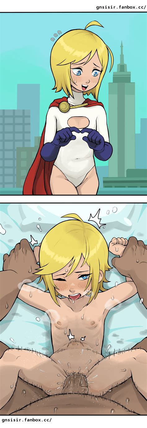 Gnsisir Power Girl Dc Comics Arm Grab Absurdres Highres Babe Girl Age Difference Aged