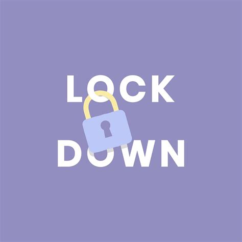 Lockdown During Coronavirus Pandemic Element Free Vector Rawpixel