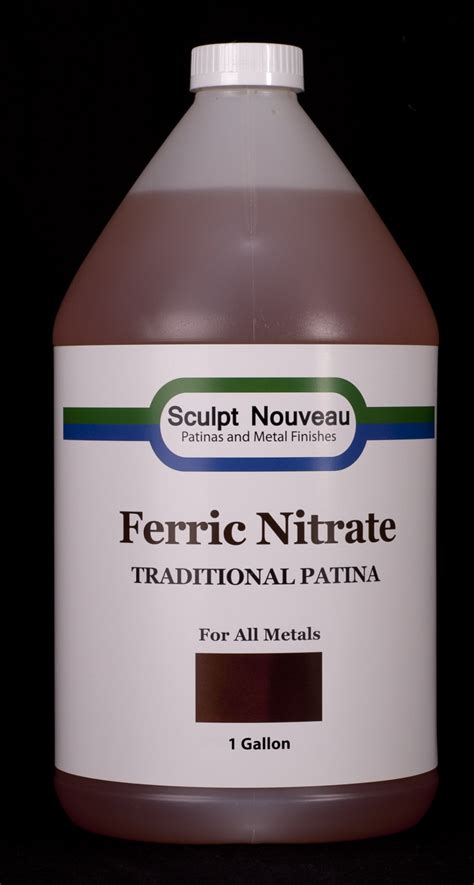 Traditional Ferric Nitrate Patina The Compleat Sculptor Inc