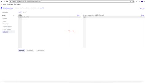 Unnecessary Line Within Ksql Db Query · Issue 2169 · Provectuskafka Ui · Github
