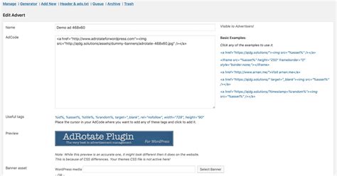 Adrotate Banner Manager › Ajdg Solutions