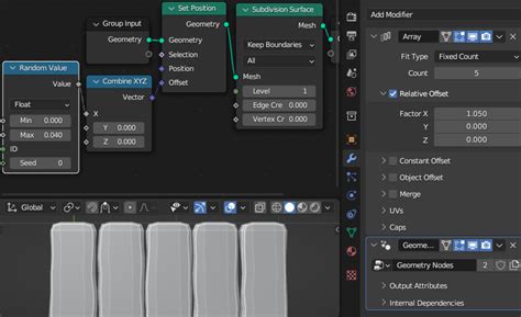 Modeling How To Randomize Geometry For Array Objects Blender Stack