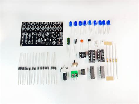 Learn To Solder Kit Knight Rider Pcb Kit With 5mm Leds