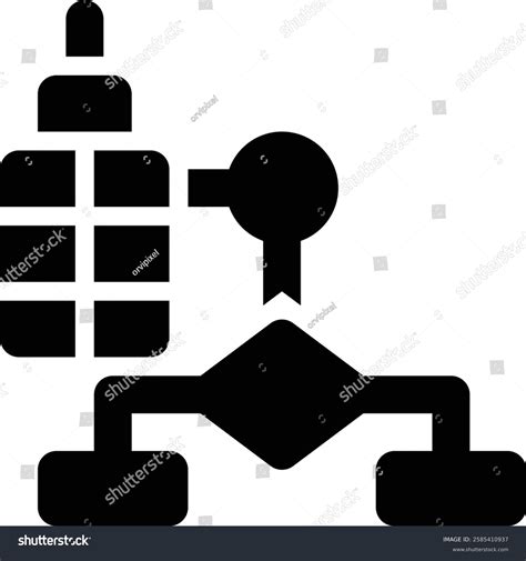 Erp Algorithm Business Decision Glyph Solid Stock Vector Royalty Free 2585410937 Shutterstock