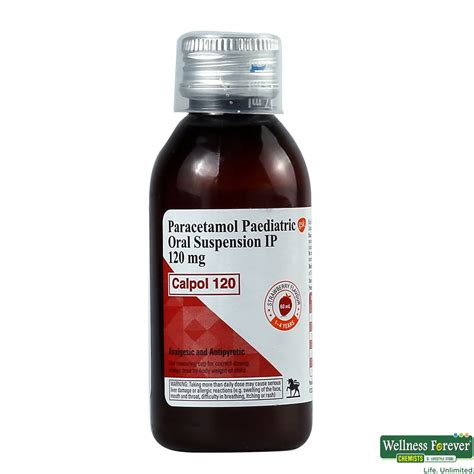 Buy Calpol Paediatric Syrup 60 Ml Online At Best Prices Wellness Forever