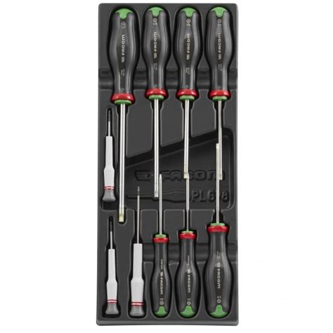 Facom Mod At6 10 Piece Protwist Security Torx And Micro Tech Torx Screwdriver Set In Module Tray