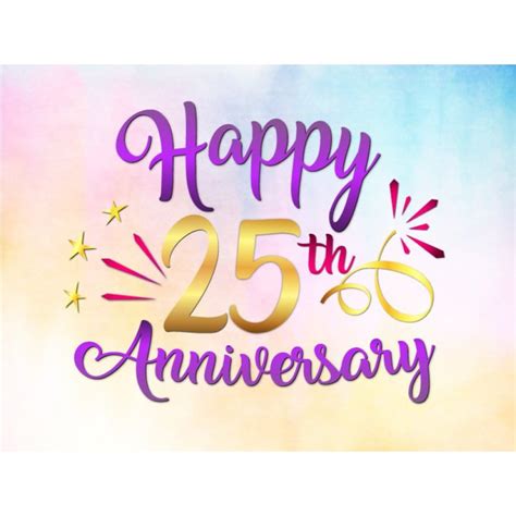 25th Wedding Anniversary Clip Art 5796037 Clipart Library
