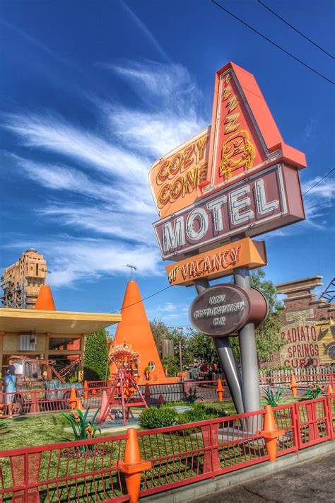 Cozy Cone Motel Cars Land Disney Theme Parks Cars Land Disneyland