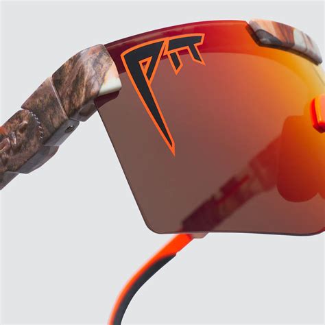 Pit Viper The Actualbush 2 0 Sunglasses In Polarized Red Neverland Store
