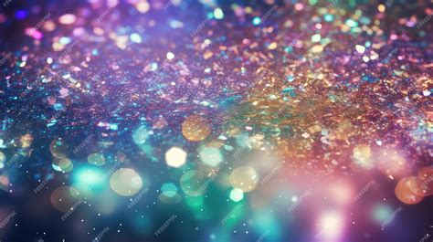 Premium Photo Sparkle Filter Glitter Background