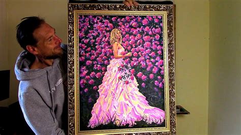 Новая картина Девушка в розовых цветах🔥Продается🔥 Youtube