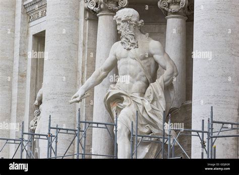 Oceanus Titan Statue