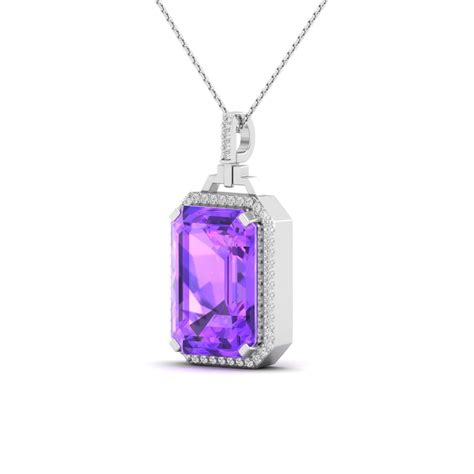 Buy 100 Original Amethyst Stone Pendant At Best Price In India