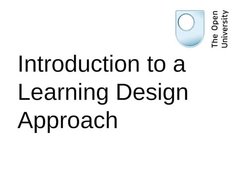 PPT Introduction To A Learning Design Methodology DOKUMEN TIPS