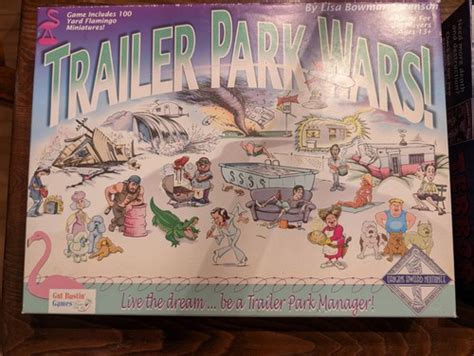 Trailer Park Wars Board Game Gut Bustin Games 100 Yard Flamingoes