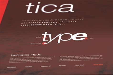 Type Classifications Poster Series On Behance