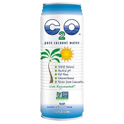 C2o Pure Coconut Water With Electrolytes Original Hydration Pack 175