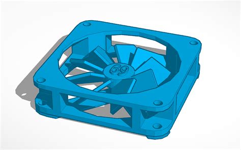 3d Design Pc Fan 1 0 Tinkercad