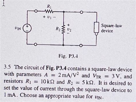 solved fig p3 4 3 5 the circuit of fig p3 4 contains a