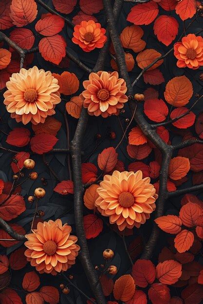 Premium Photo Floral Fusion Embracing Natures Beauty Through