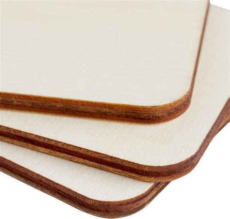 Bright Creations Paquete De 36 Rectángulos De Madera Sin Terminar Para Manualidades Recortes De