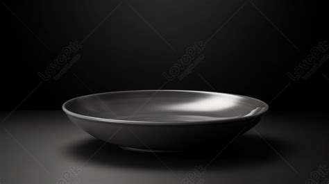 흰색 표면에 서있는 3d의 어두운 회색 판 음식 접시 배경 음식 그릇 배경 식사 배경 이미지 Hd 음식 접시 음식 그릇 식사 배경 사진 무료 다운로드 Lovepik