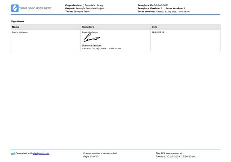 Cleaning Safe Work Method Statement Free And Customisable