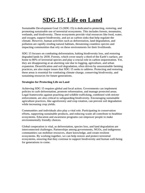 Sdg 15 Pdf