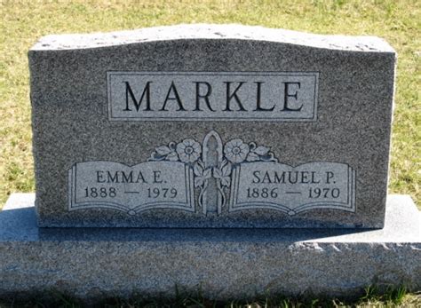 Emma Estella Trone Markle 1888 1979 Monumento Find A Grave