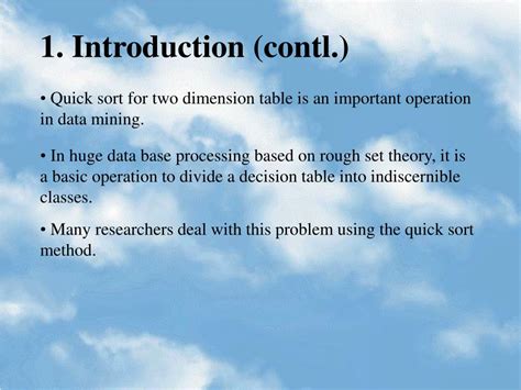 Ppt A Quick Algorithm For Knowledge Reduction Based On Quick Sort