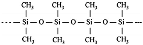 Chemical Molecular Structure Of Polydimethylsiloxane Pdms From Morent