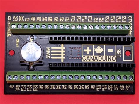 Canaduino Stm32 Boards With Micropython We Saw A Chicken