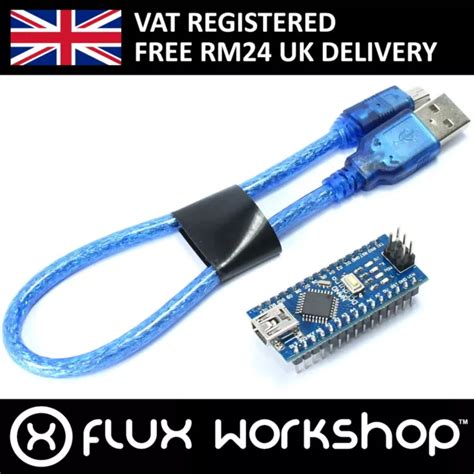 Atmega328p Board V30 Ch340 Usb Nano Arduino Compatible Cable Flux
